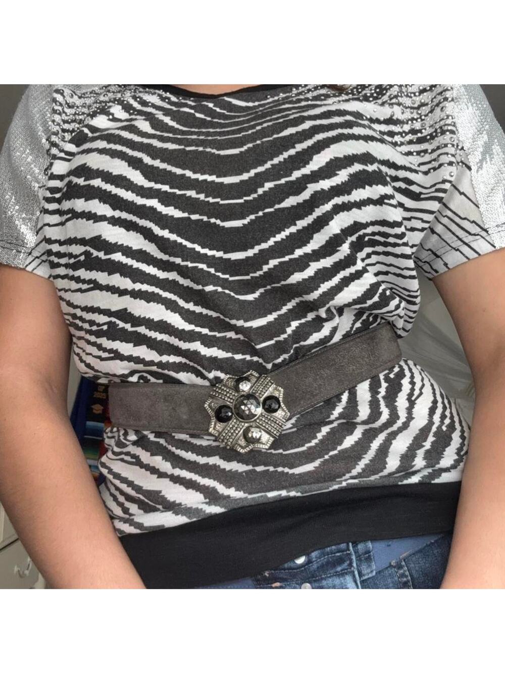 Other | Accessories | Grey V Shaped Belt | Poshmark